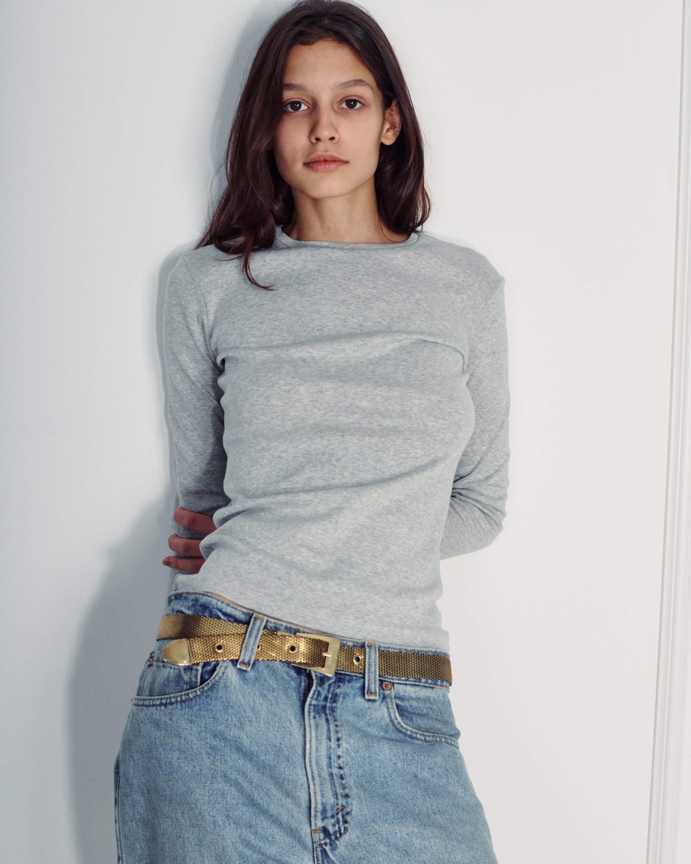RICH CLOUD GREY TEE – DE BASE